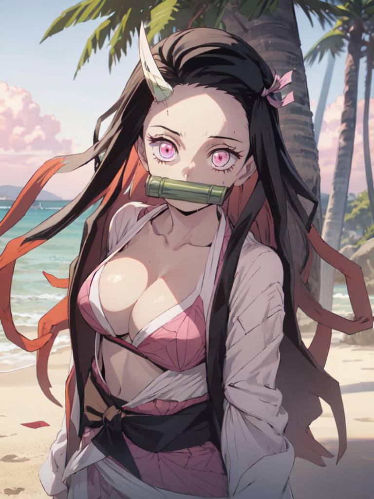 Nezuko In A Nice Swimmingsuit 2 By Katinka1986 On Deviantart