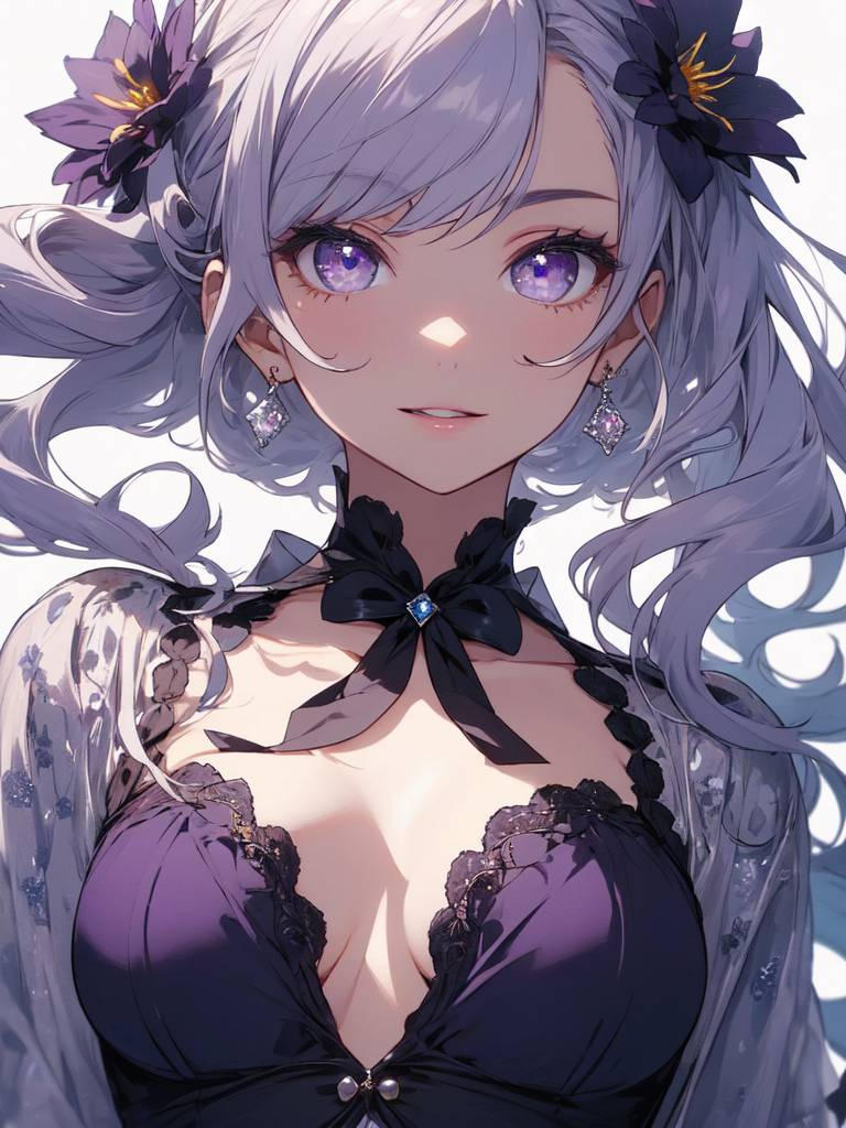 Purple Hairs 1 By Katinka1986 On Deviantart