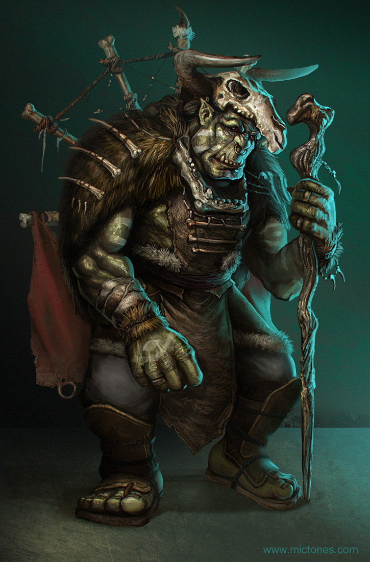 Orc Shaman By Mictones On DeviantArt orc-shaman-by-mictones-on-deviantart