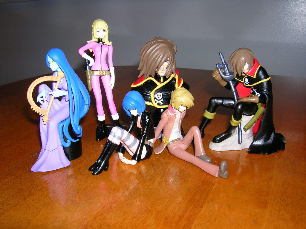 Captain Harlock Figures by DemonValentine on DeviantArt