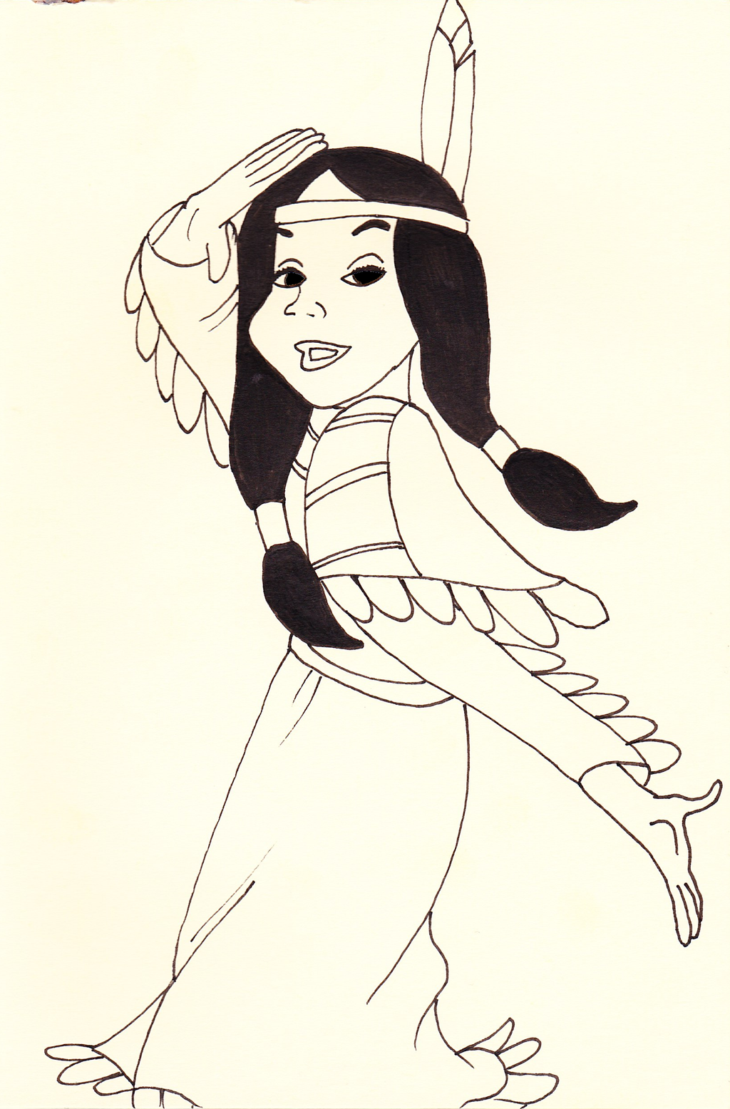 Tiger Lily Monochrome Peter Pan 1953 By Vadkraam On DeviantArt tiger-lily-monochrome-peter-pan-1953-by-vadkraam-on-deviantart