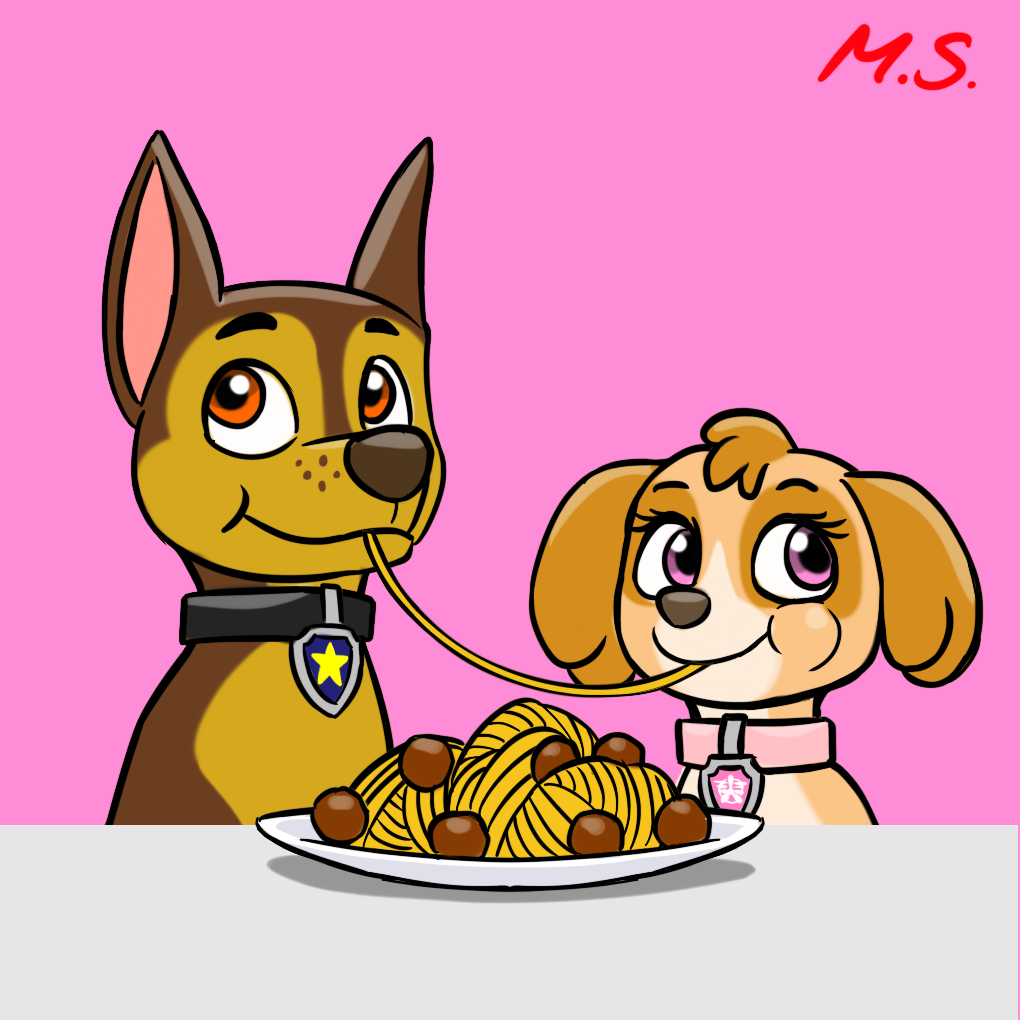 Valentine Special Chase X Skye By Magzieart On Deviantart