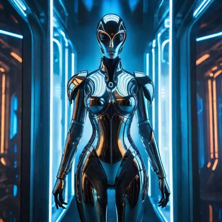Sexy Robot Alien In Shiny Mirror Reflective Suit M By Mmsopen3 On Deviantart