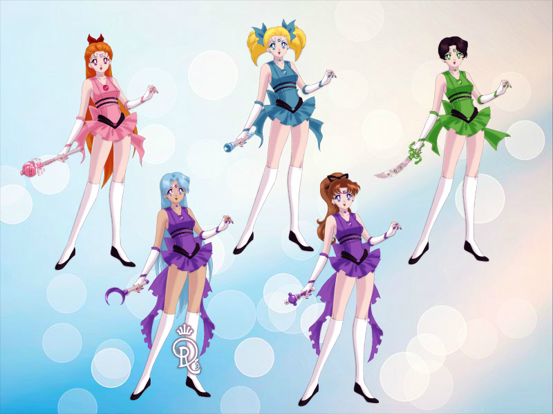 Sailor Powerpuff Girls By Lunardark28 On Deviantart