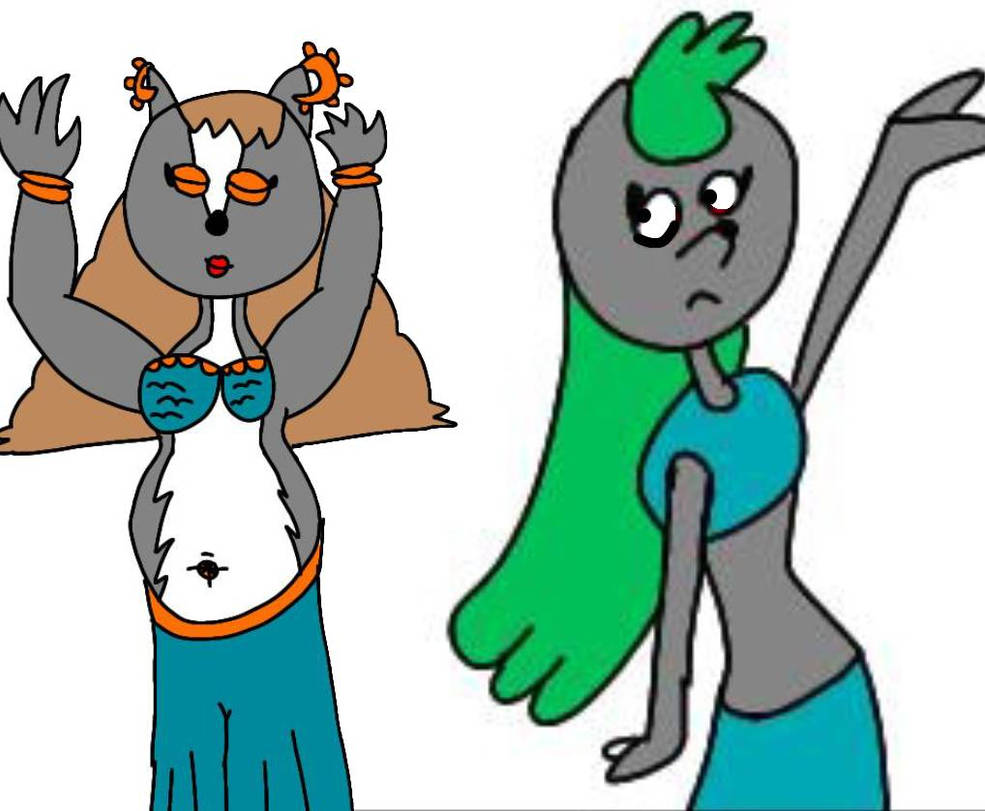 Tijana Belly Dancing With Her Past Self By Cptito On Deviantart
