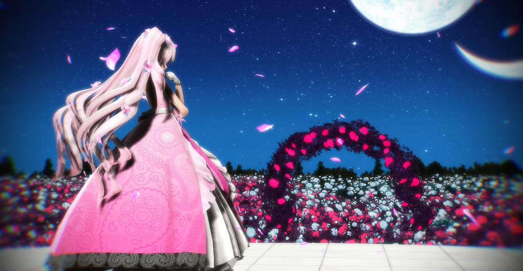 Mmd Tda Pink Rose Miku By Cerisecherryseeu On Deviantart