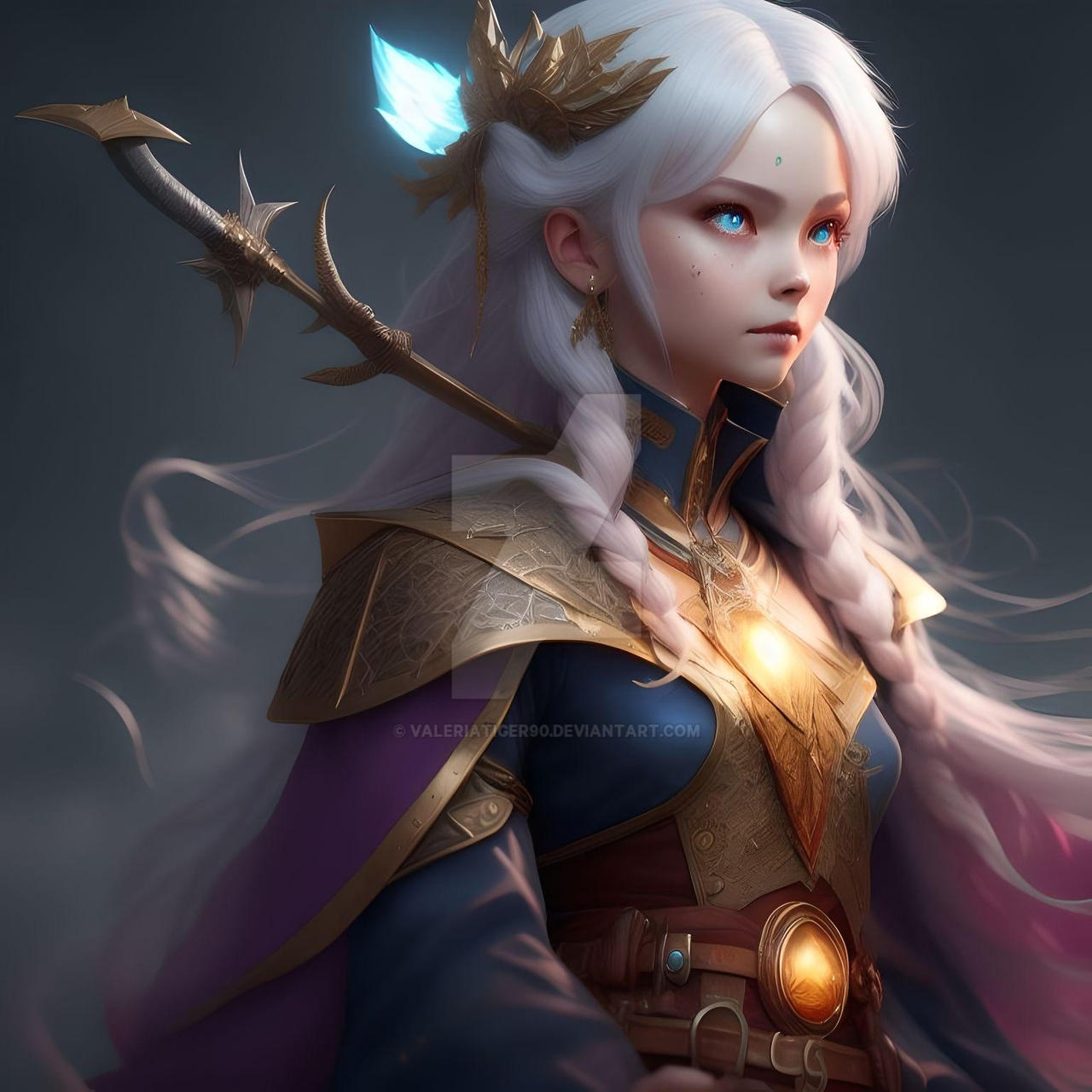 Wizard Girl By Valeriatiger90 On Deviantart