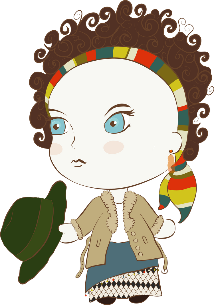 Fourth Doctor Chibi Girl Version By Esbeherel On Deviantart
