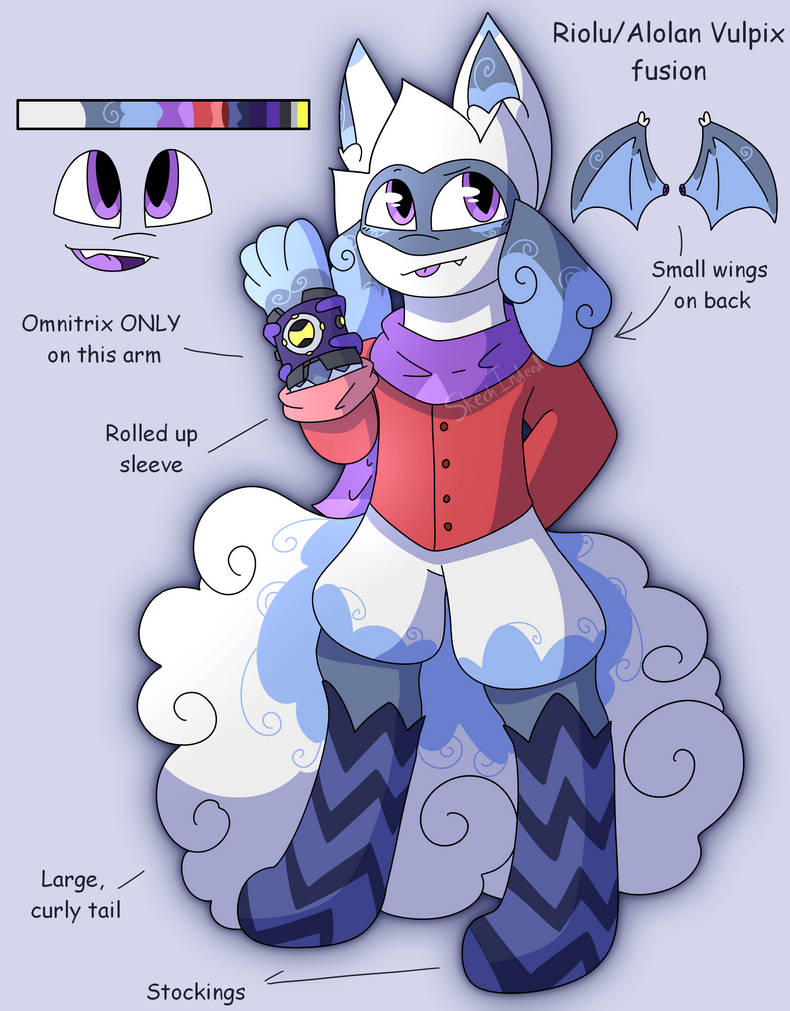 Commission Riolualolan Vulpix Pokefusion By Skechindeed On Deviantart