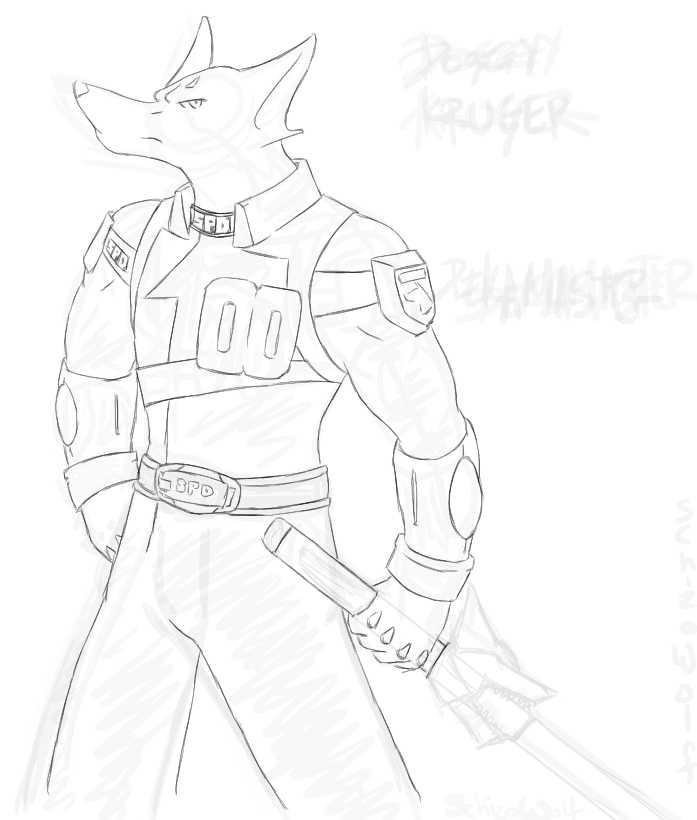 Doggy Kruger DekaMaster by Zilch-Woofs on DeviantArt