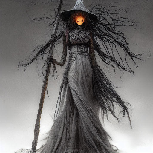Haunted Scarecrow Witch By Kaijuhalina On Deviantart