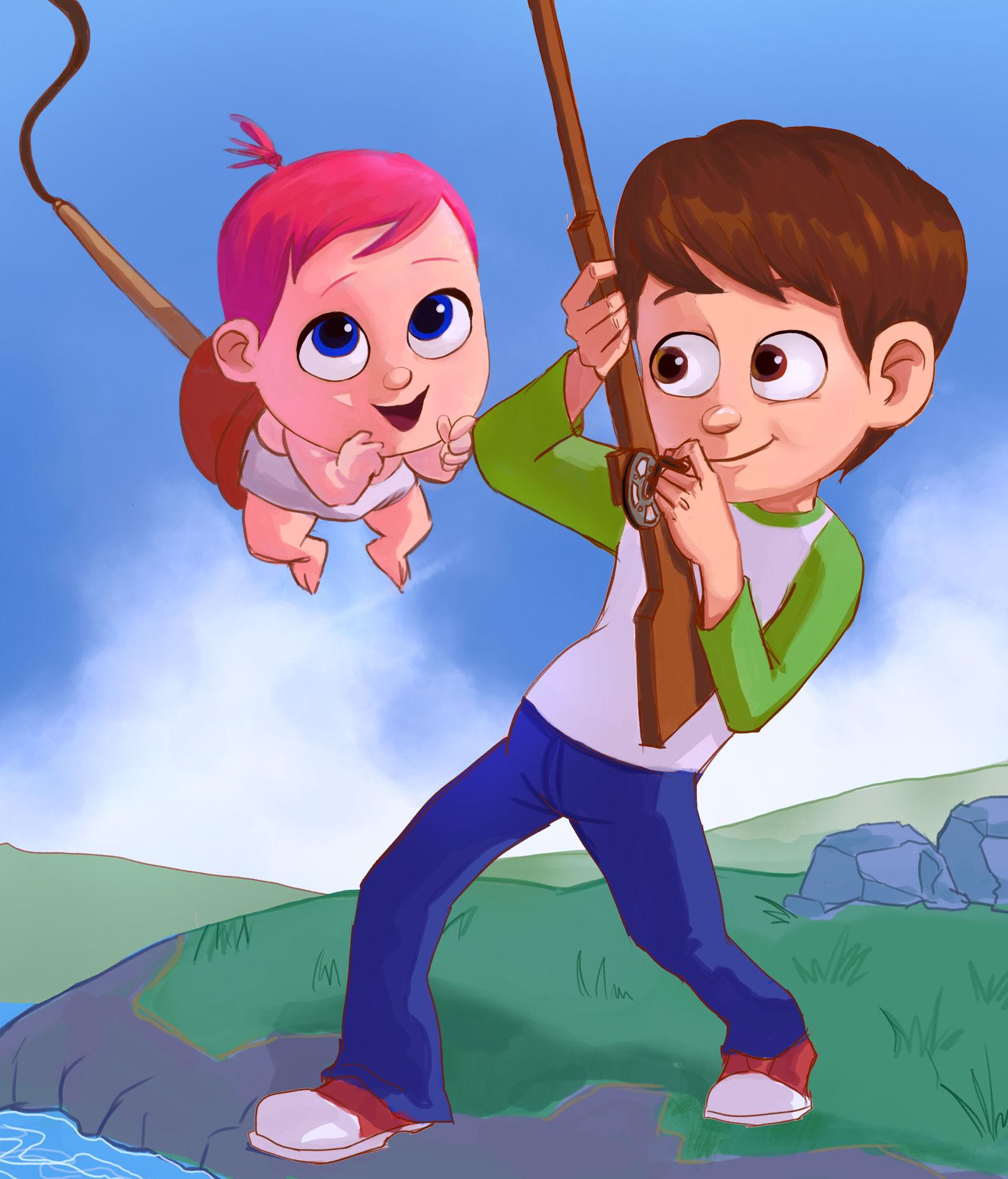 Storks Nate And His Sister By Johnnasee On Deviantart