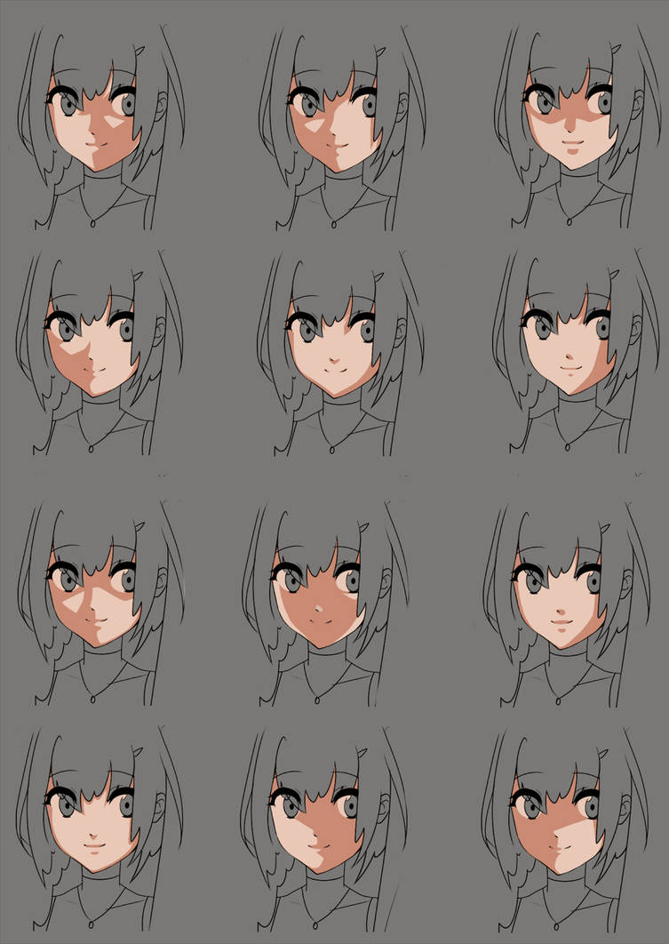 Anime Face Shading Practice By Momodesuuu On DeviantArt anime-face-shading-practice-by-momodesuuu-on-deviantart