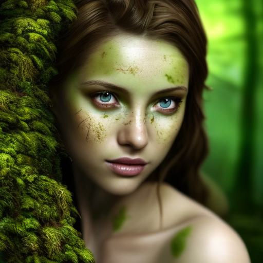 Beautiful Dryad Woman Green Skinned P 030 By Jackytorum On Deviantart