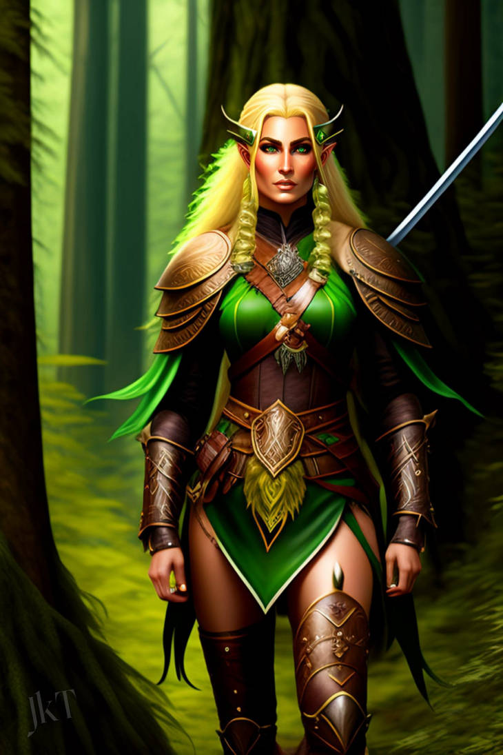 Hd Blonde Elf Scout Woman Lex Ai P 01 By Jackytorum On Deviantart