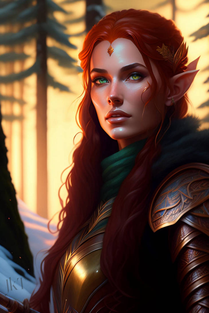 Hd Auburn Haired Elf Lex Ai P 001 By Jackytorum On Deviantart
