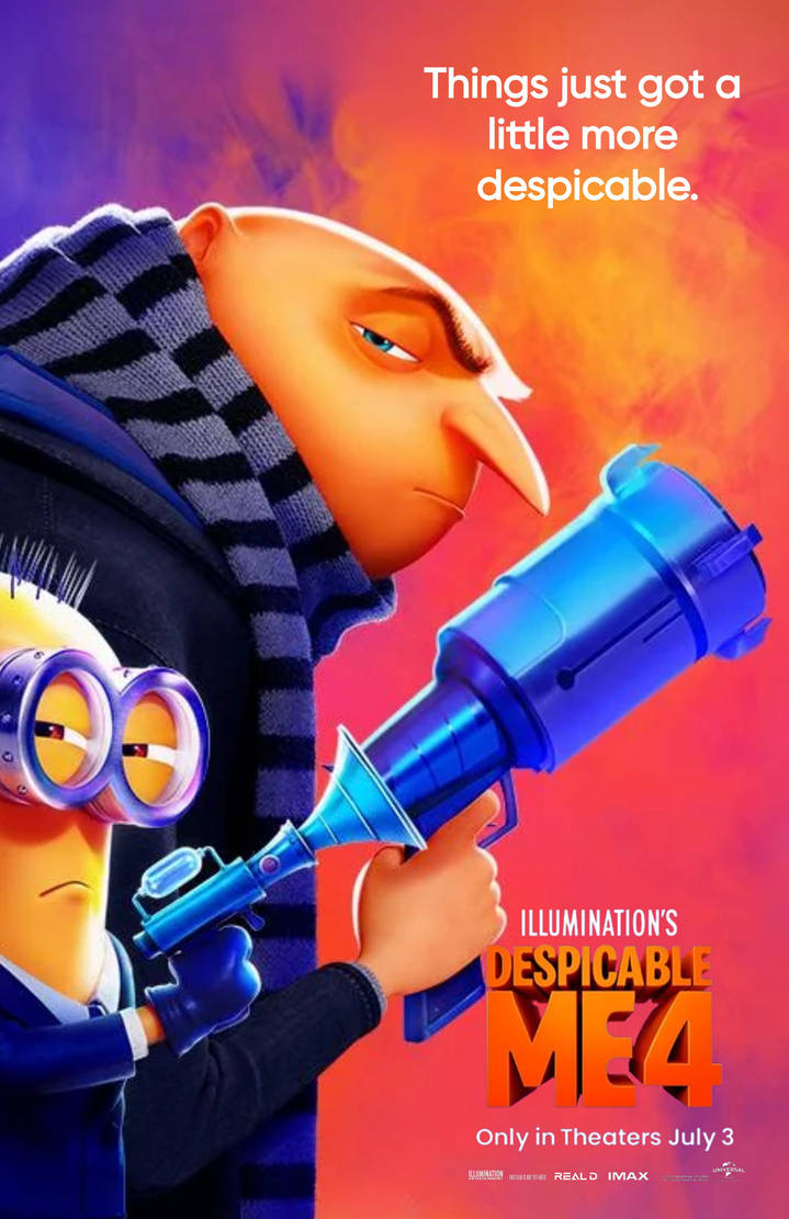 The Official Poster of Despicable Me 4 by ElijahKobi on DeviantArt The Official Poster of Despicable Me 4 by ElijahKobi on DeviantArt