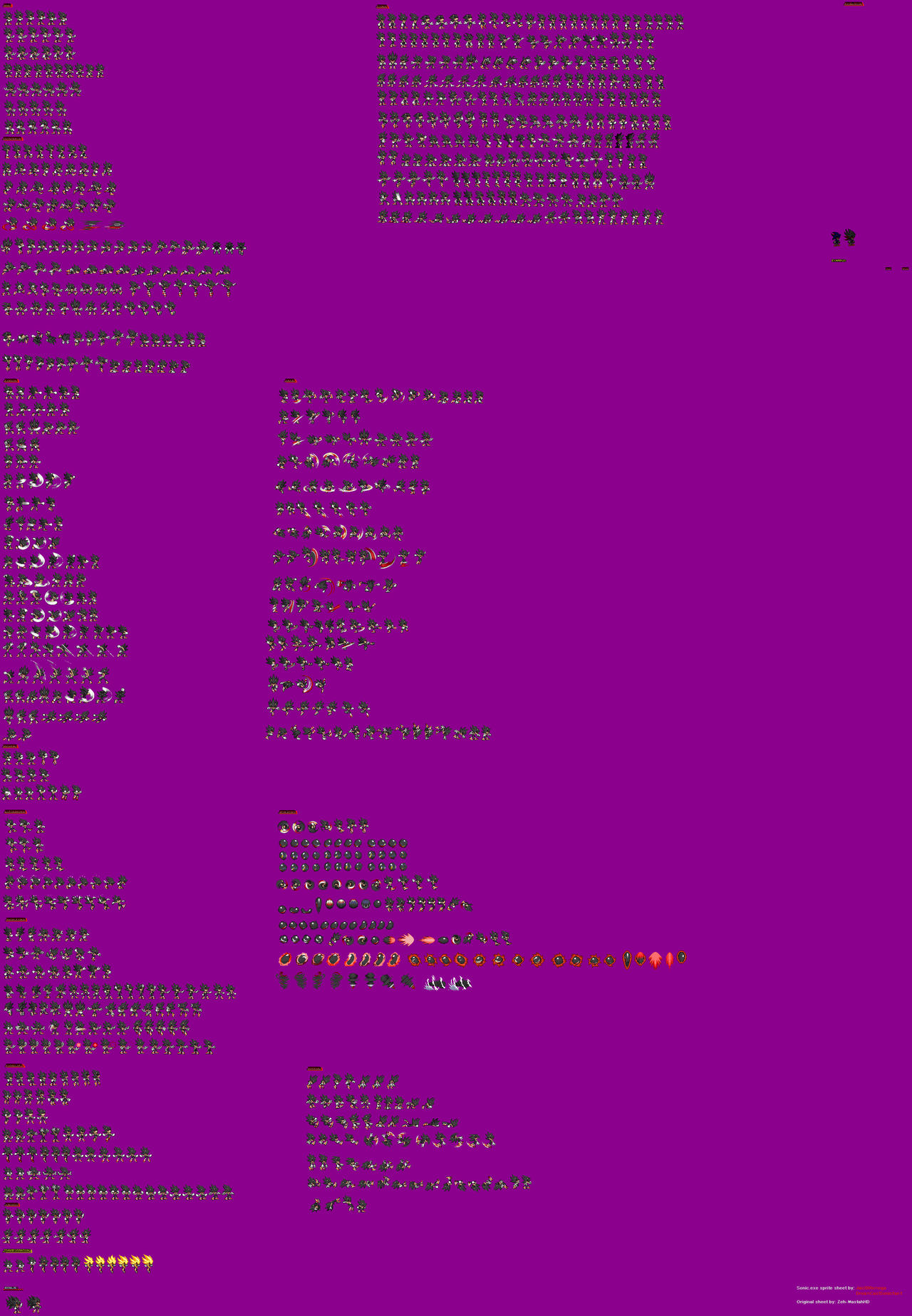 Super Sonic Hyper Exe full sprite sheet by fire024 on DeviantArt Super Sonic Hyper Exe full sprite sheet by fire024 on DeviantArt