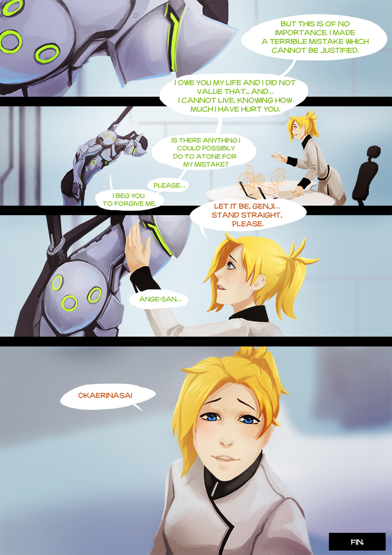 Overwatch Genji And Mercy P3 By Chuguy On Deviantart