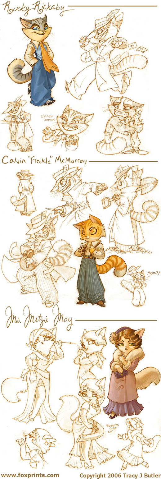 Lackadaisy Cats by tracyjb on DeviantArt