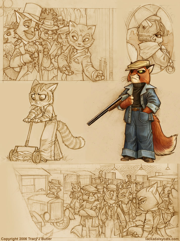 Lackadaisy Gallimaufry by tracyjb on DeviantArt