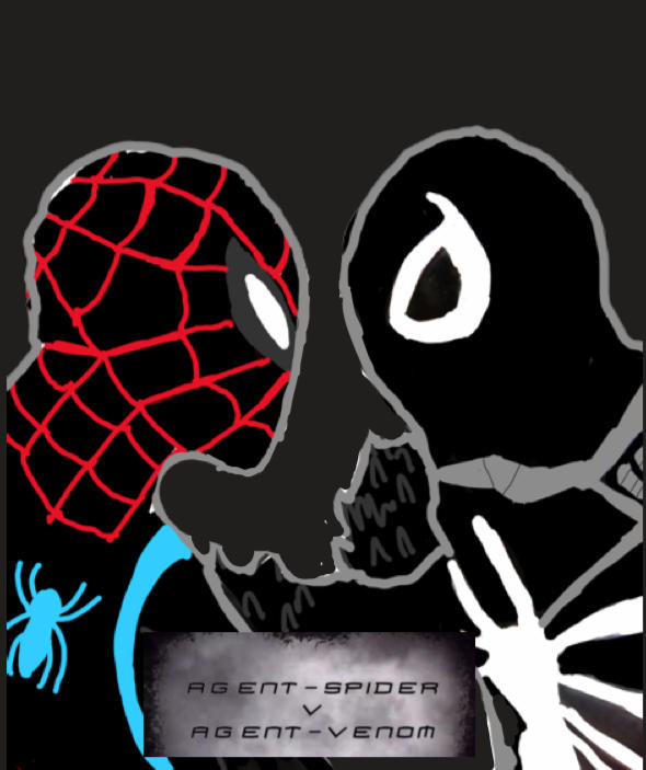 Agent-spider Vs Agent Venom Poster By Agent-spider On Deviantart