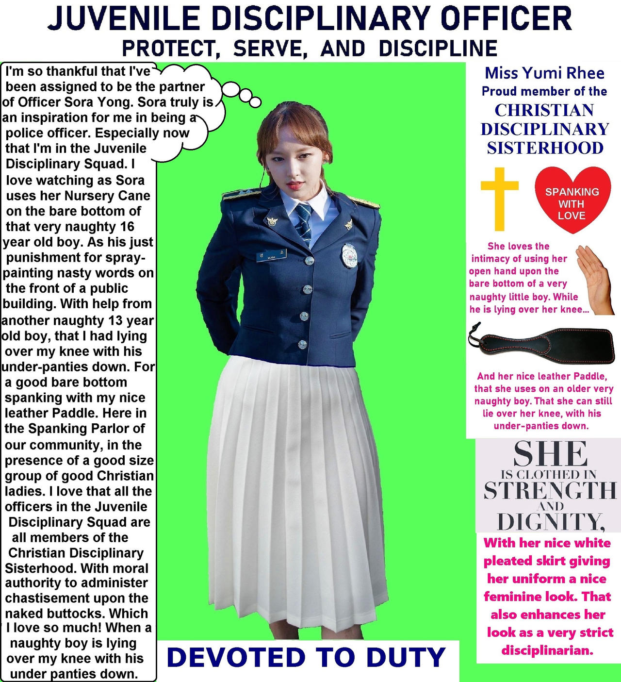 Juvenile Disciplinary Officer Yumi Rhee By Pleatedspanker On Deviantart