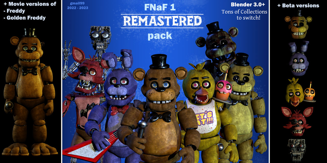 FNaF 1 --Remastered-- pack release by Ubuntutu on DeviantArt FNaF 1 --Remastered-- pack release by Ubuntutu on DeviantArt