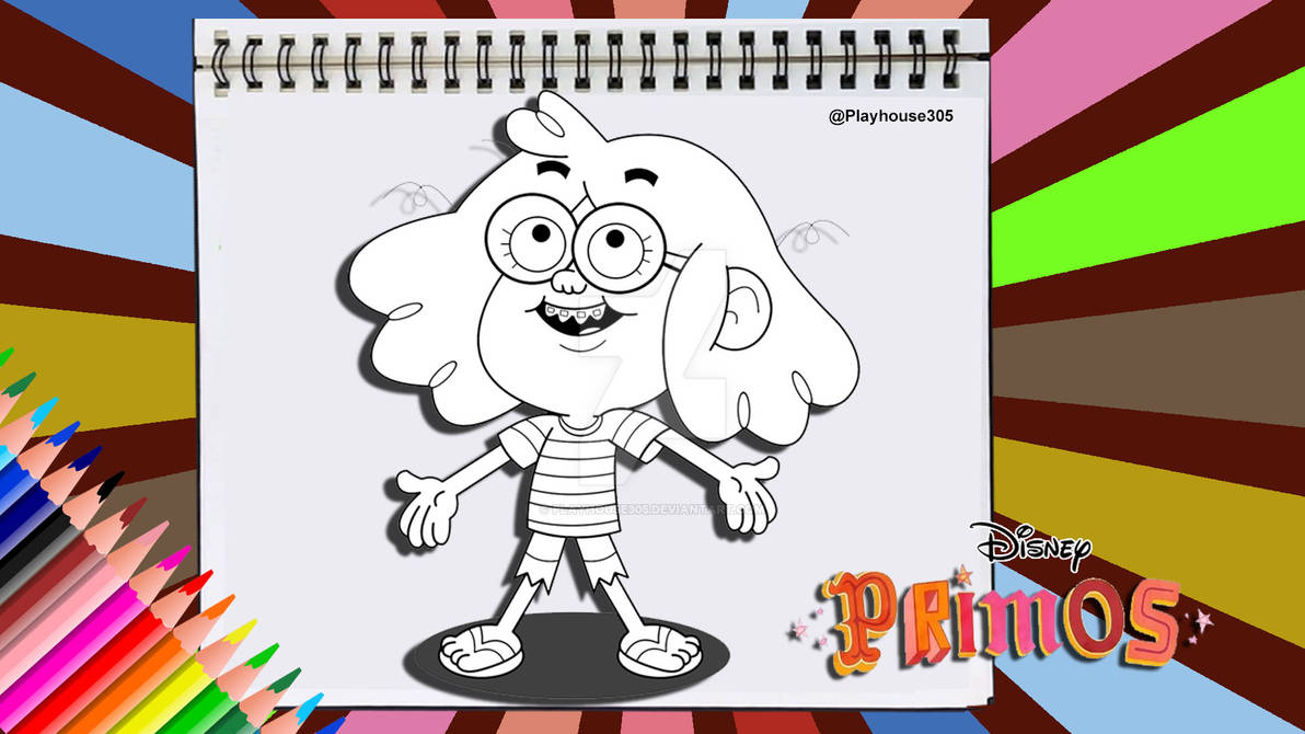 Disney Primos Digital Coloring Pages By Playhouse305 On Deviantart
