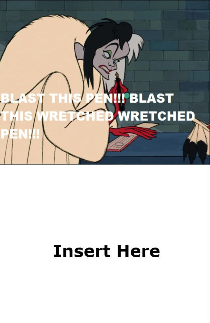 Cruella De Vil Blasts Her Pen At Which Character By Baltofan95 On Deviantart