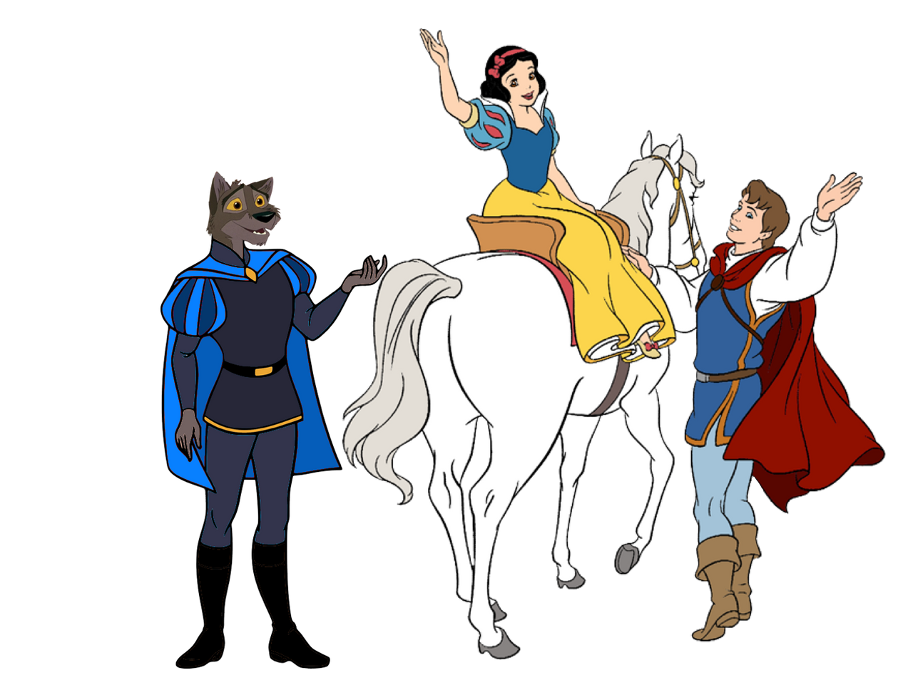 Florian, Snow White and Balto by Baltofan95 on DeviantArt Florian, Snow White and Balto by Baltofan95 on DeviantArt