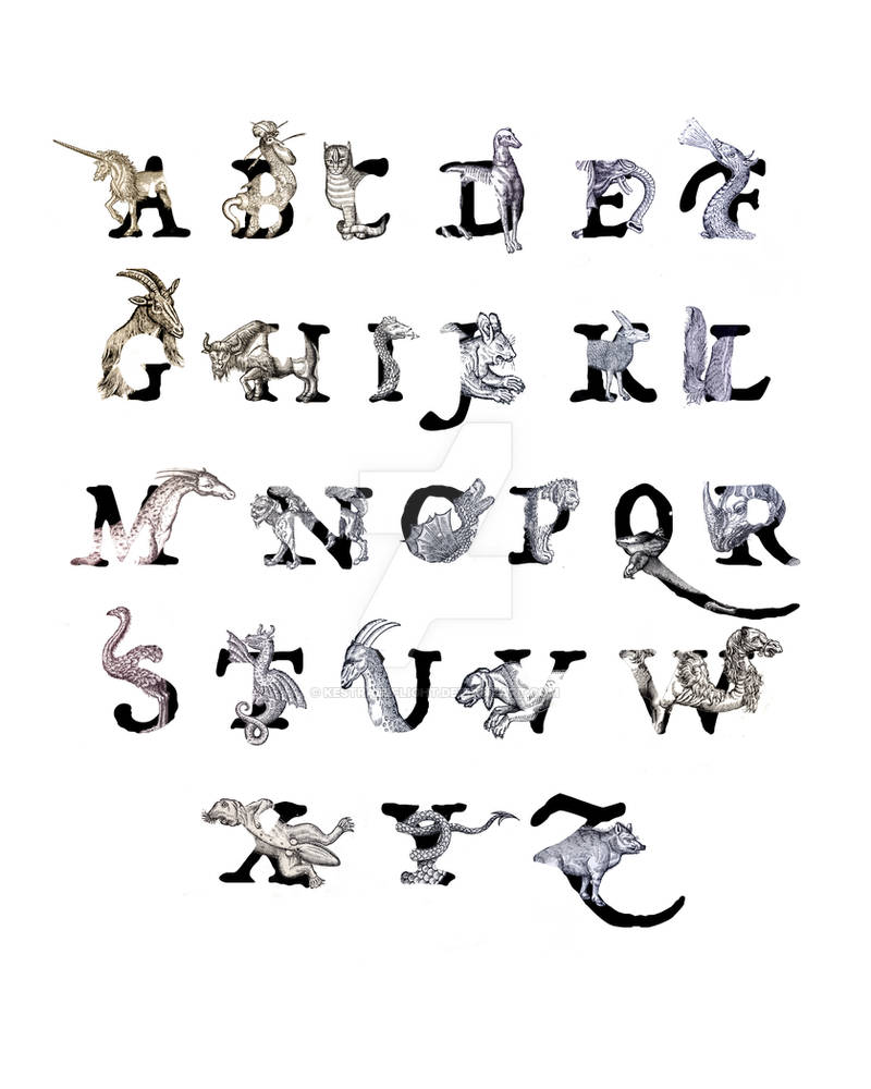 Medieval Animal Font By Kestraelflight On DeviantArt medieval-animal-font-by-kestraelflight-on-deviantart