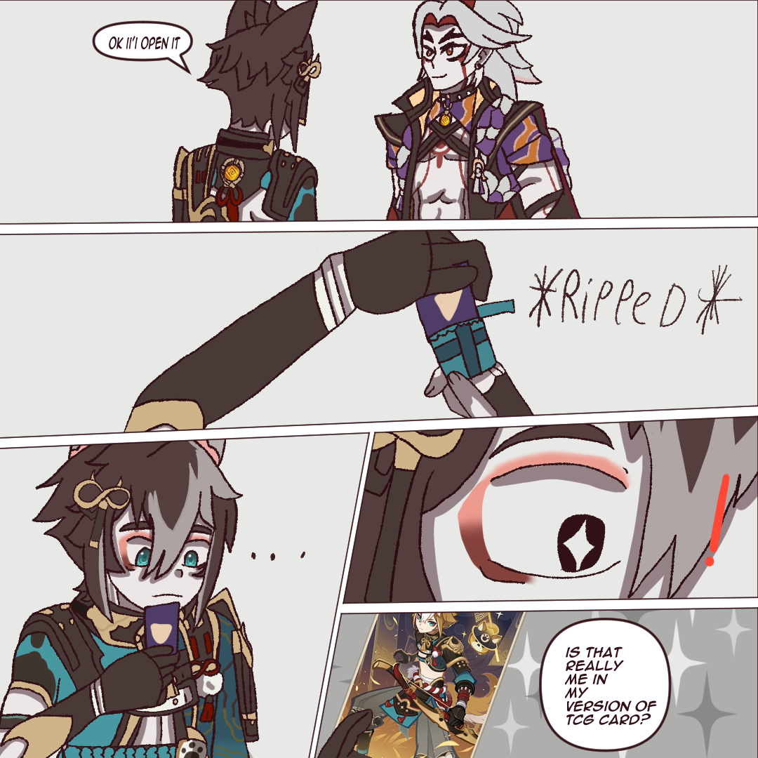 Itto Give Gorou To A Card Tcg Comic Page 4 By Isidoragames25 On Deviantart