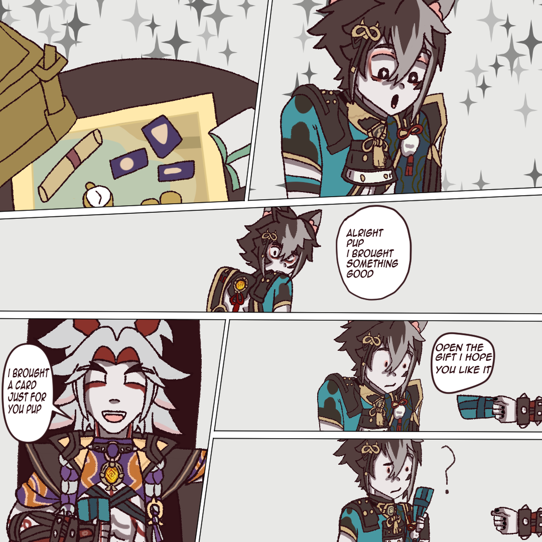 Itto Give Gorou To A Card Tcg Comic Page 3 By Isidoragames25 On Deviantart