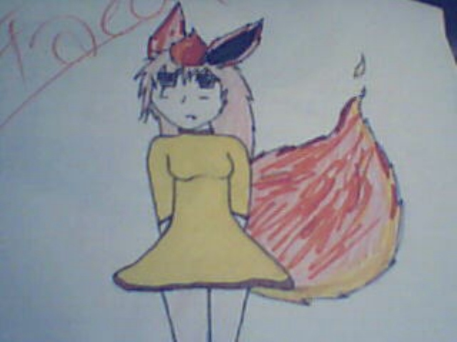 Human Flareon By Negi21233 On Deviantart