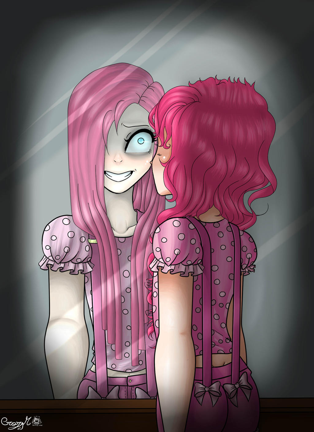 Pinkie Pie And Pinkamena Diane Pie Psycho Love By Crazymartinz16 On Deviantart