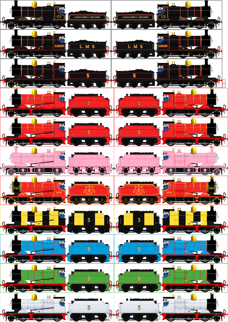 James The Red Engine Realistic Style V3 By Princess Muffins On Deviantart