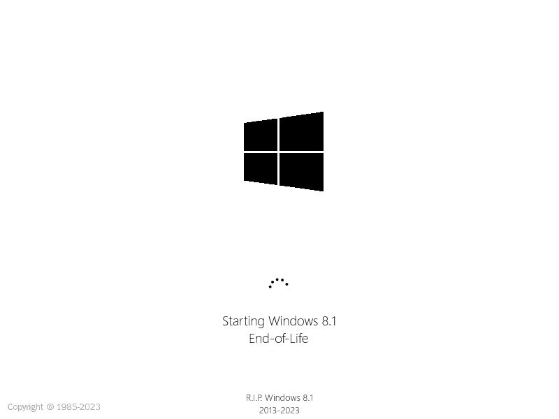 Windows 8.1 End of Support by stupidbear190 on DeviantArt Windows 8.1 End of Support by stupidbear190 on DeviantArt