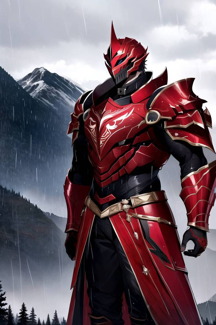 Bulky Black And Red Knight By Verum117 On Deviantart