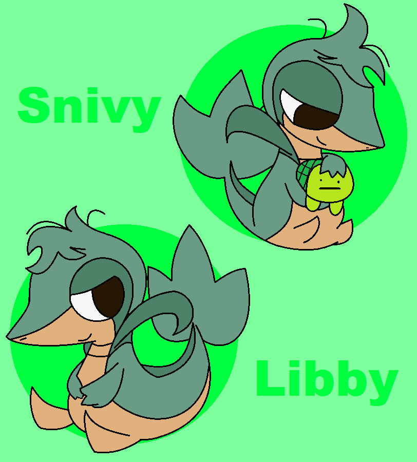 Cute Snivy Libby By Fluffyiscool2022 On Deviantart