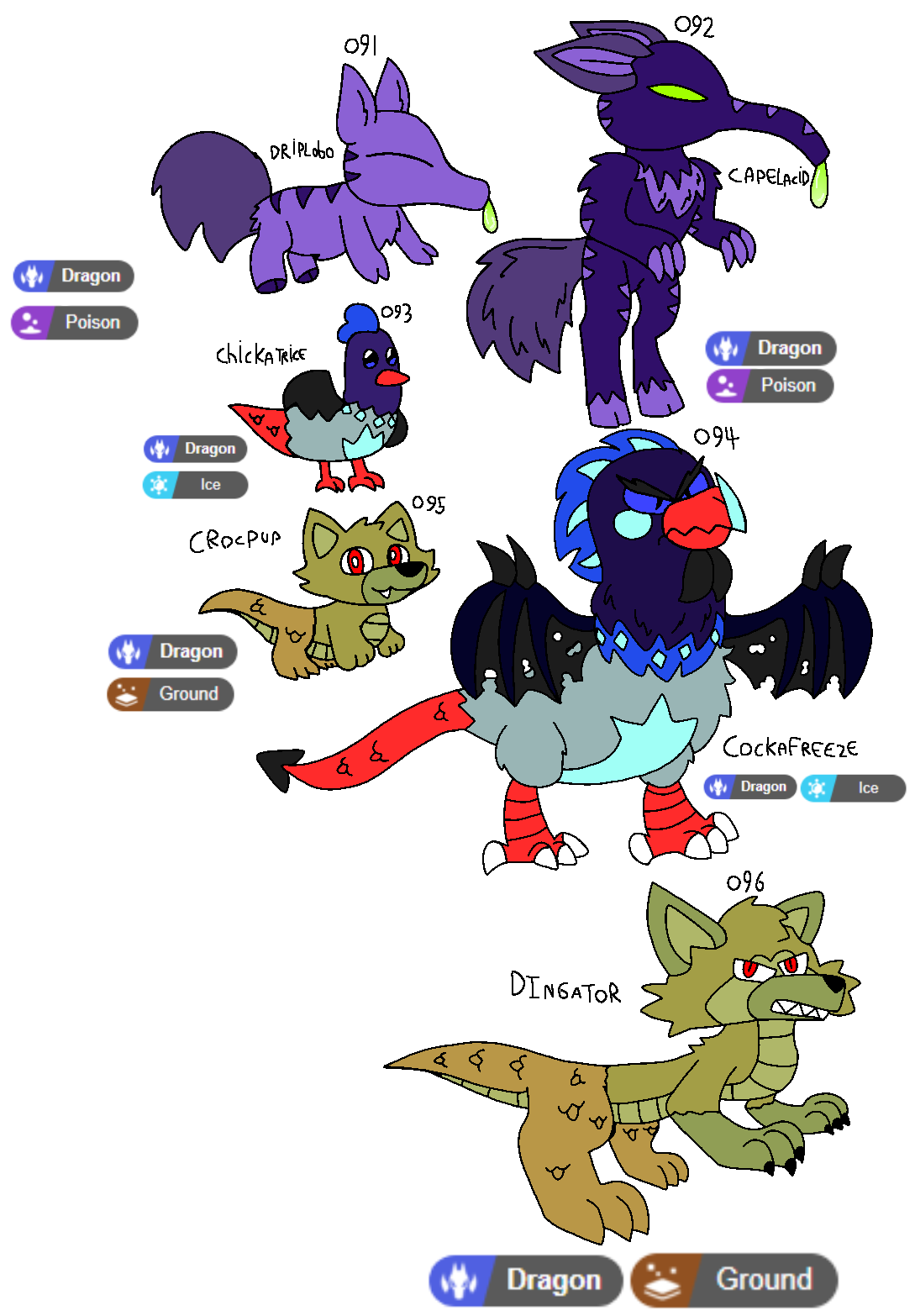 Mythological Gem Fakemons By Fluffyiscool2022 On Deviantart