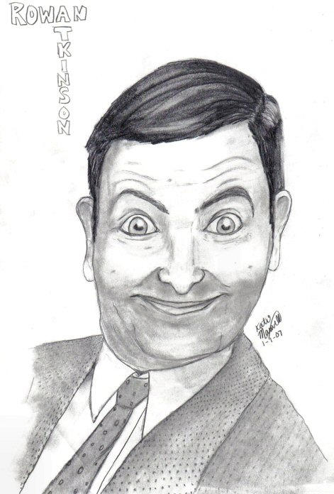 Rowan Atkinson Portrait by rocklover91 on DeviantArt