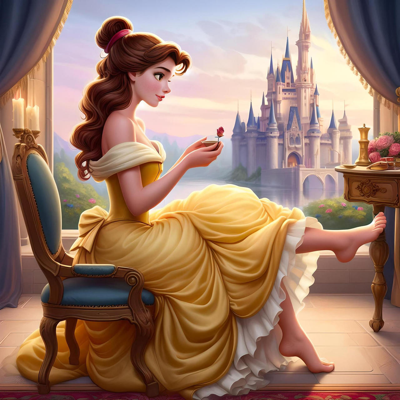 Belle Feet By Dalbrad On Deviantart