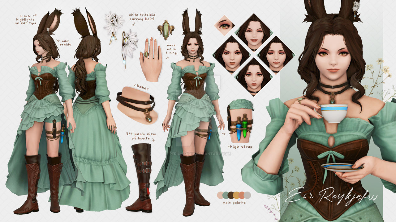 FFXIV Character Reference Sheet - Eir Reykjafoss by PeriChanXIV on ... FFXIV Character Reference Sheet - Eir Reykjafoss by PeriChanXIV on ...