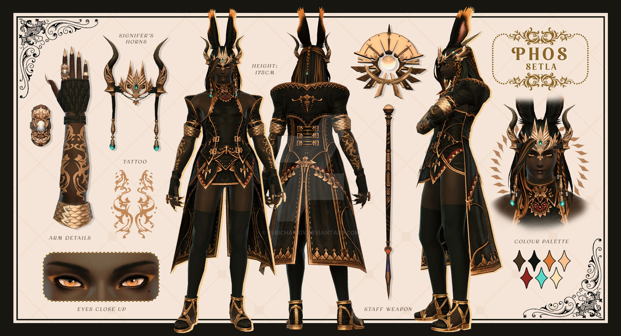 FFXIV Character Reference Sheet - Phos Setla by PeriChanXIV on DeviantArt FFXIV Character Reference Sheet - Phos Setla by PeriChanXIV on DeviantArt