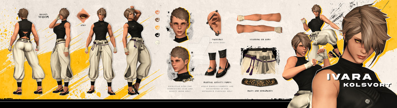 FFXIV Character Reference Sheet - Ivara Kolsvort by PeriChanXIV on ... FFXIV Character Reference Sheet - Ivara Kolsvort by PeriChanXIV on ...