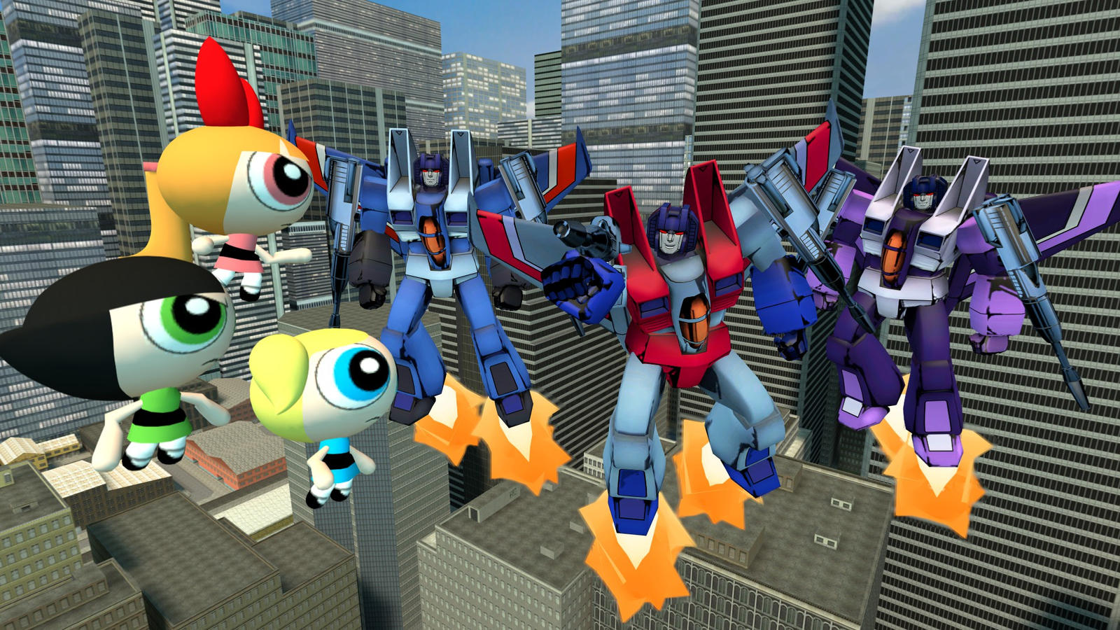Powerpuff Girls Vs Seekers By Primon4723 On Deviantart