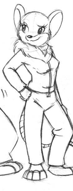 A Female Mouse Is Being Sexy By Princessmermaid257 On Deviantart
