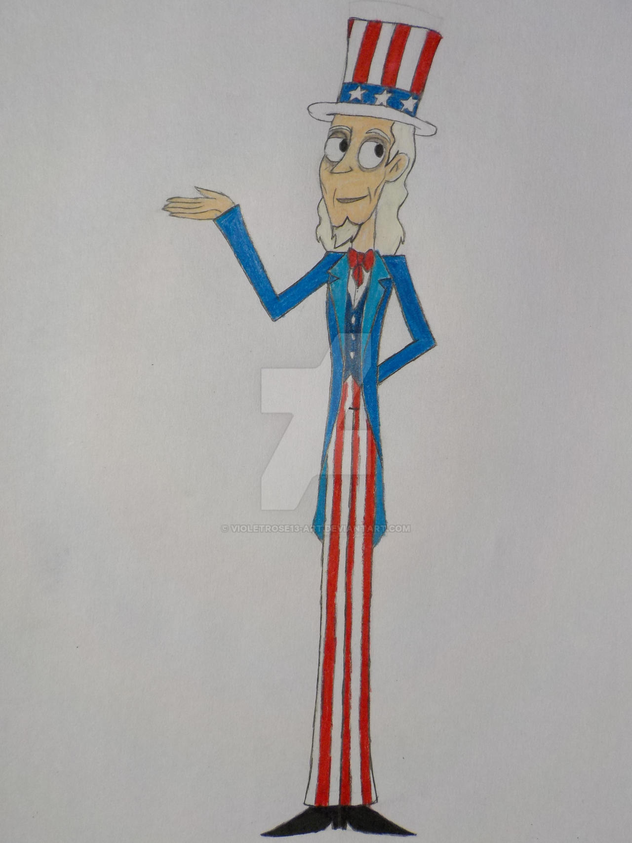 Uncle Sam By Violetrose13 Art On Deviantart