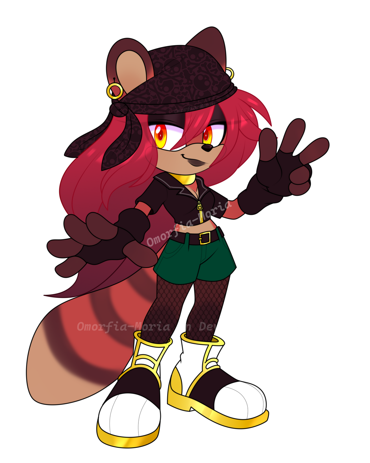 Open Pirate Red Panda Adopt By Omorfia Moria On Deviantart